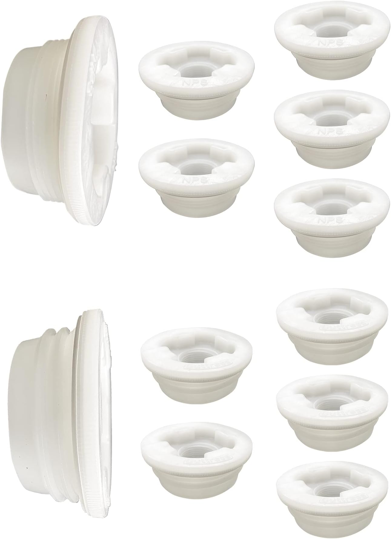 Amazon.com: 3/4" Bung Cap Fine Thread Plastic Drum Plug with Gasket for ...