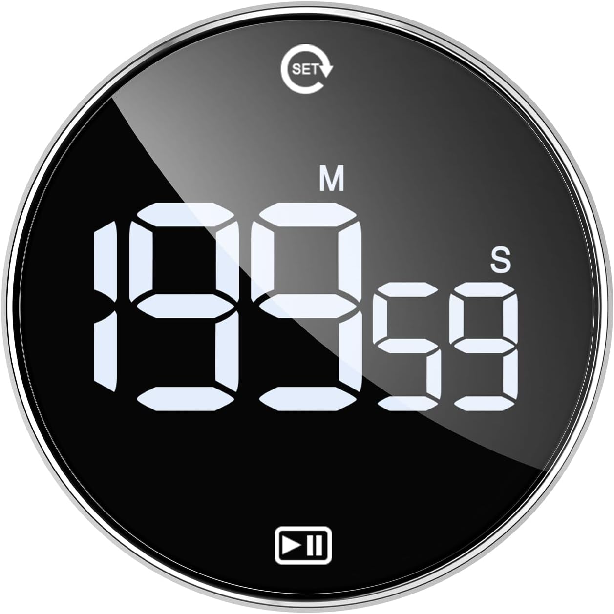 Amazon.com: Ankilo Digital Kitchen Timer, Digital Magnetic Timer with Large LED Display ...