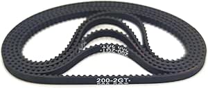 Drive V-Belt Timing Belt GT2 2GT 188 190 192 194 200 202 204 208mm ...