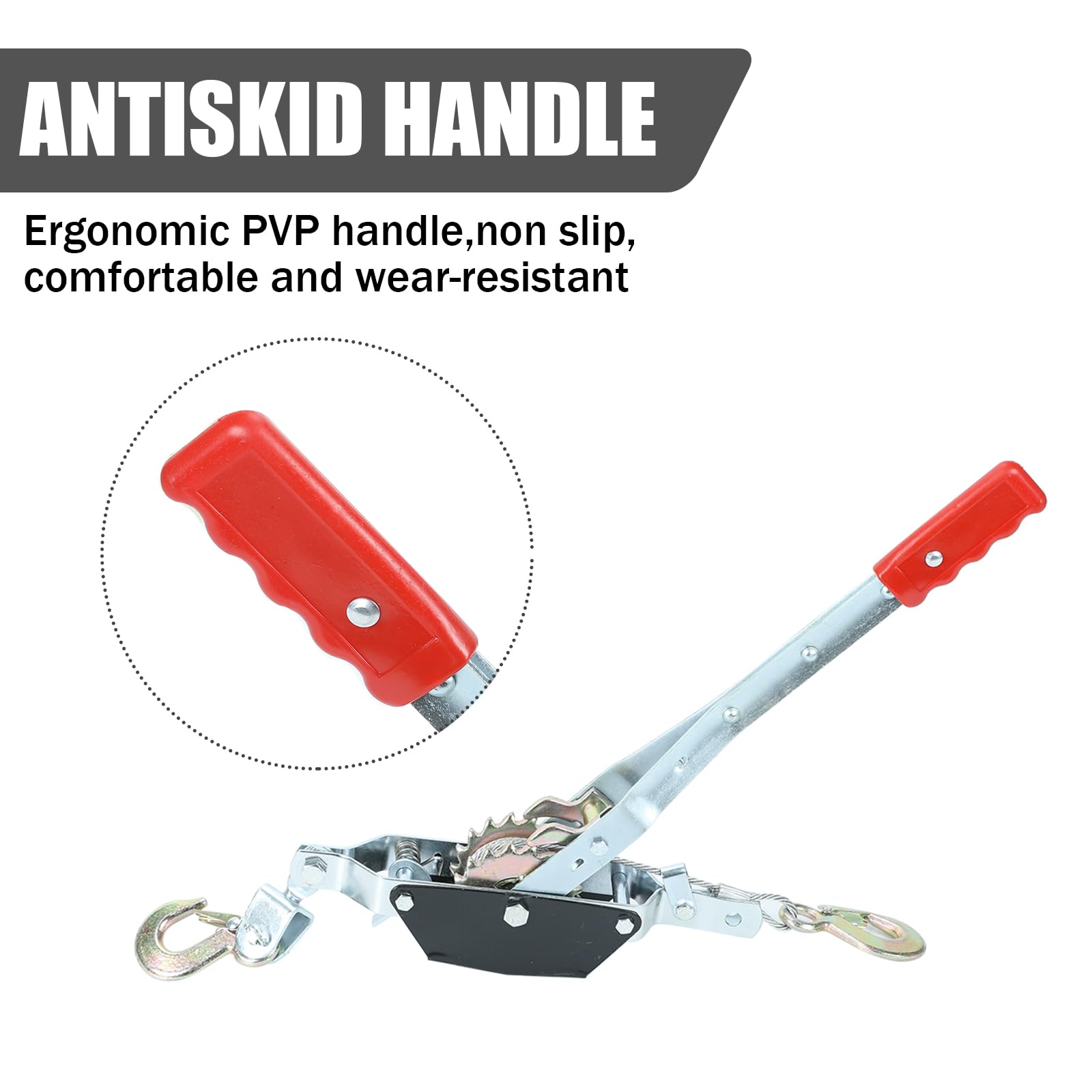 Snapklik.com : Aikosin Power Puller - 1 Ton Capacity Winch, Heavy Duty ...