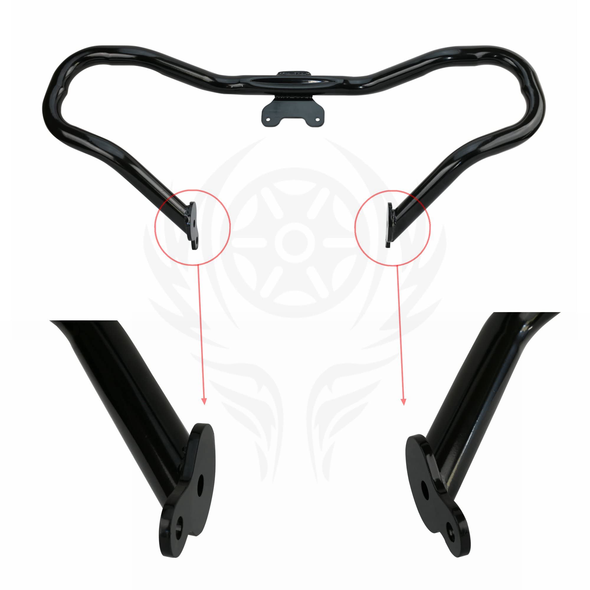 Chopped Engine Guard for Harley Touring Street Glide/Electra Glide ...