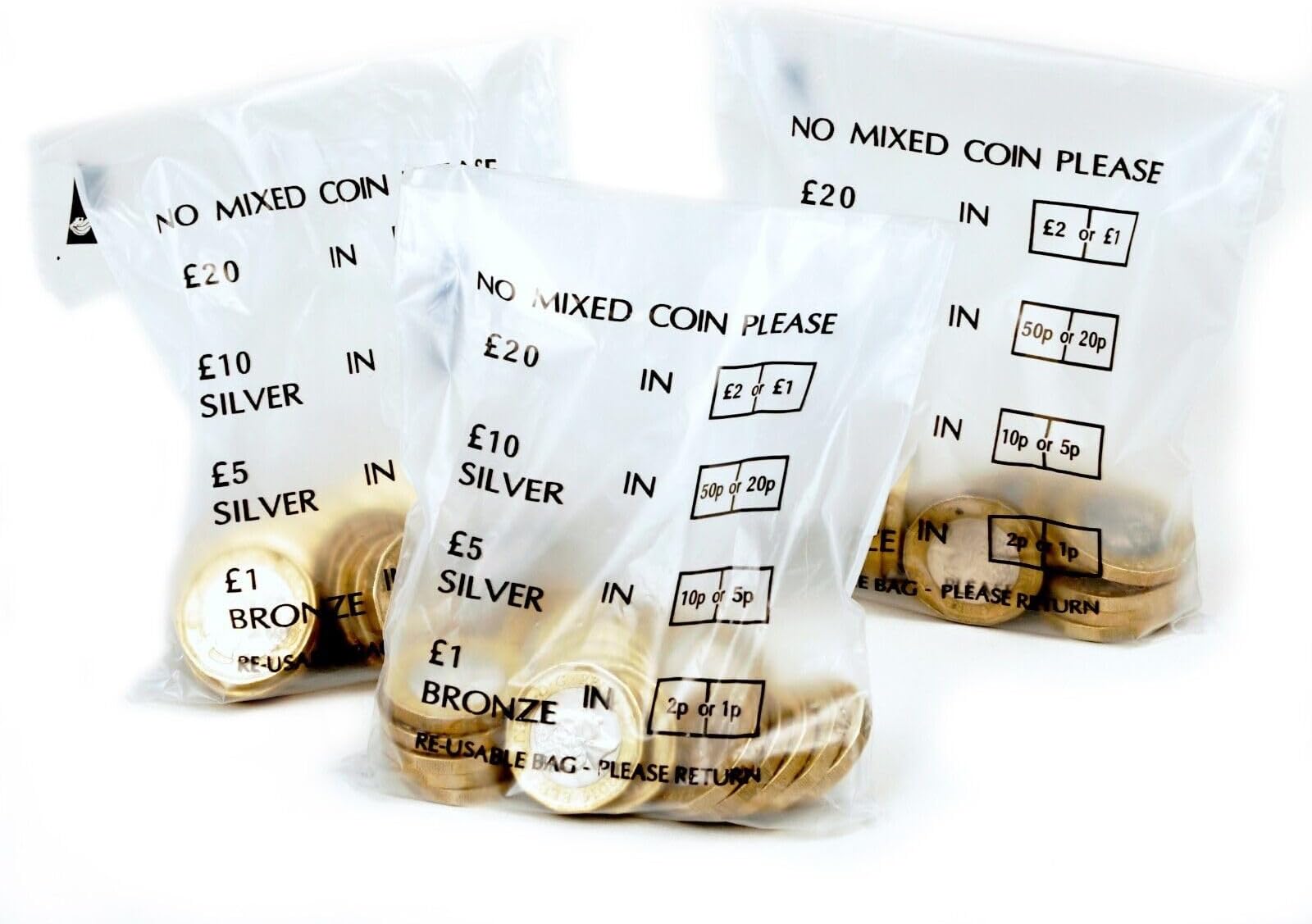 200 Pack - Tamper Evident / Bank Bags : Amazon.co.uk: Stationery ...
