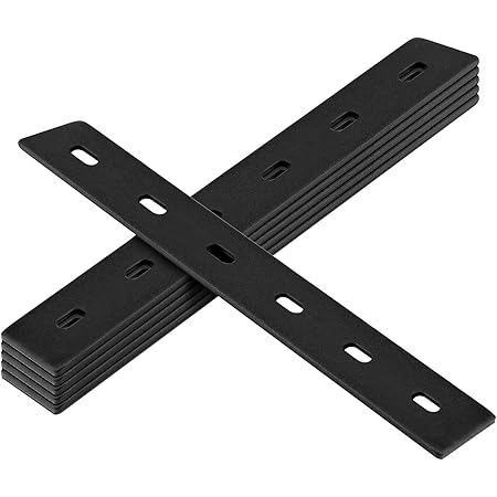 Amazon.com: 2 PCS 16" x 3" Heavy Duty Black Flat Straight Mending ...