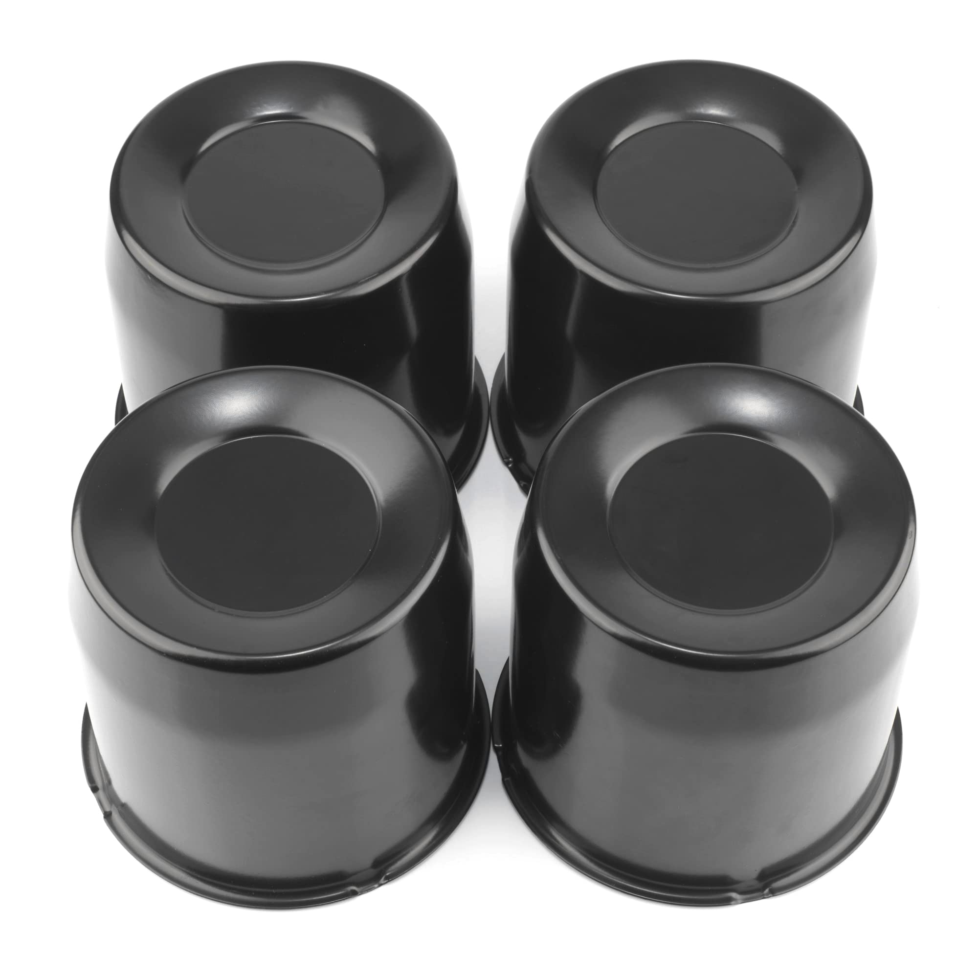 Snapklik.com : 4pcs 5.15in 130mm Wheel Center Caps Black Trailer Hub ...