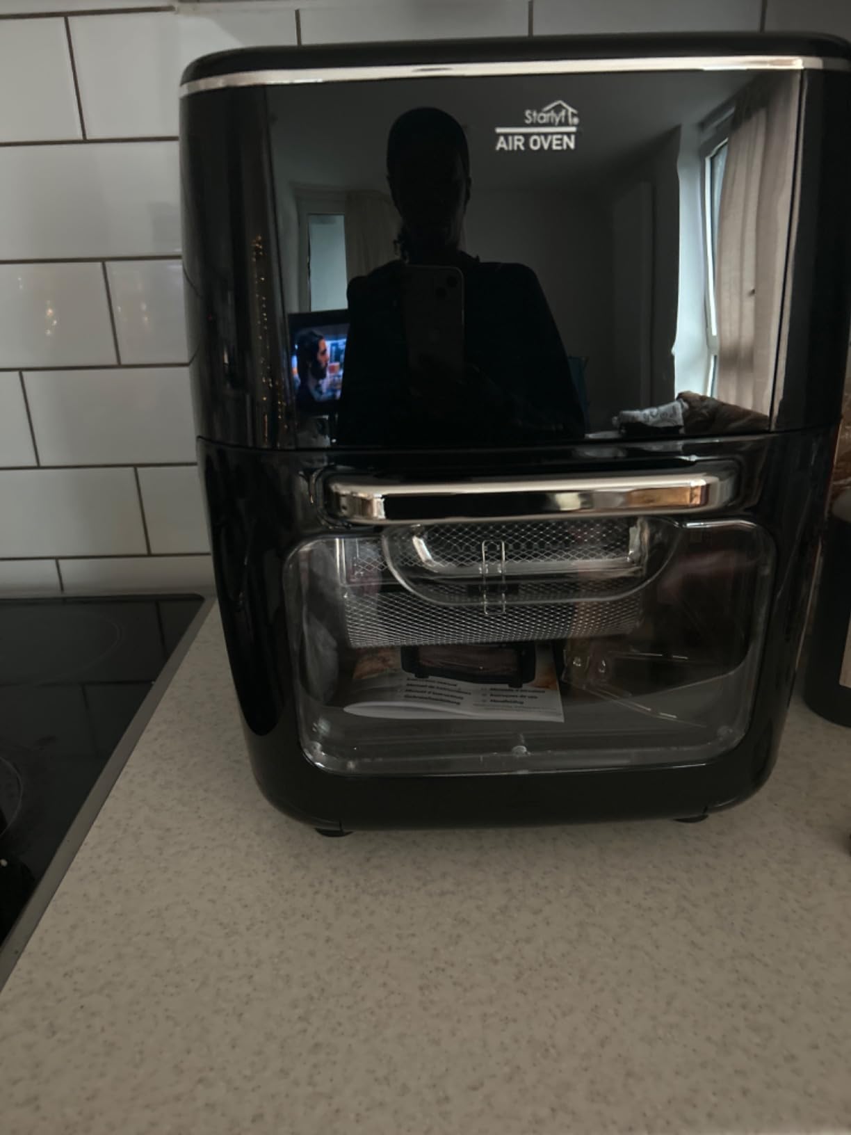 JML 12L Air Fryer Oven - 4 in 1 Rotisserie Airfryer to Cook, Fry, Roast ...