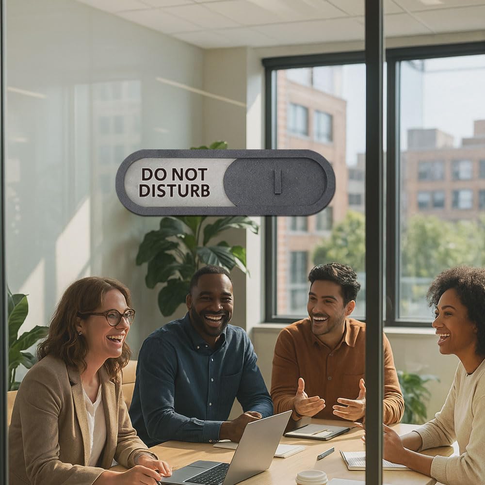 Snapklik.com : GEEKBEAR Do Not Disturb Welcome Slider Door Sign For ...