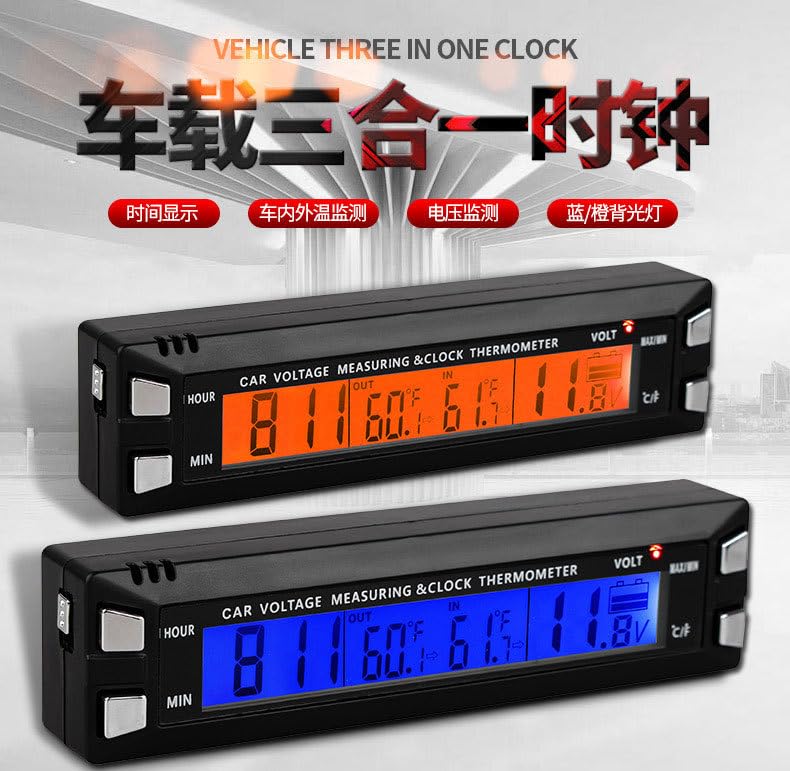 Hay Temperature Probe Wireless Car Thermometer 3-in-1 Car Luminous ...