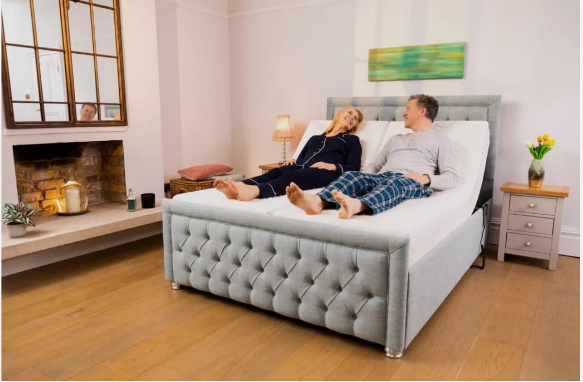 Electric adjustable Restwell Bed with Mattress and Headboard (Any msg ...