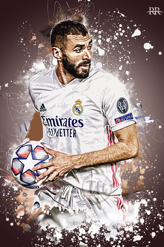 Karim Benzema Posters, Karim Benzema Posters for Room, Unframed, with ...