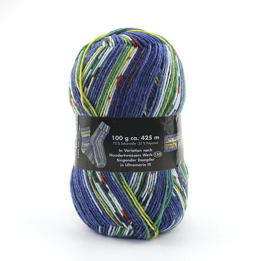 Amazon.com: Yarn Ave Opal 4ply Sock Yarn According to Hundertwasser ...
