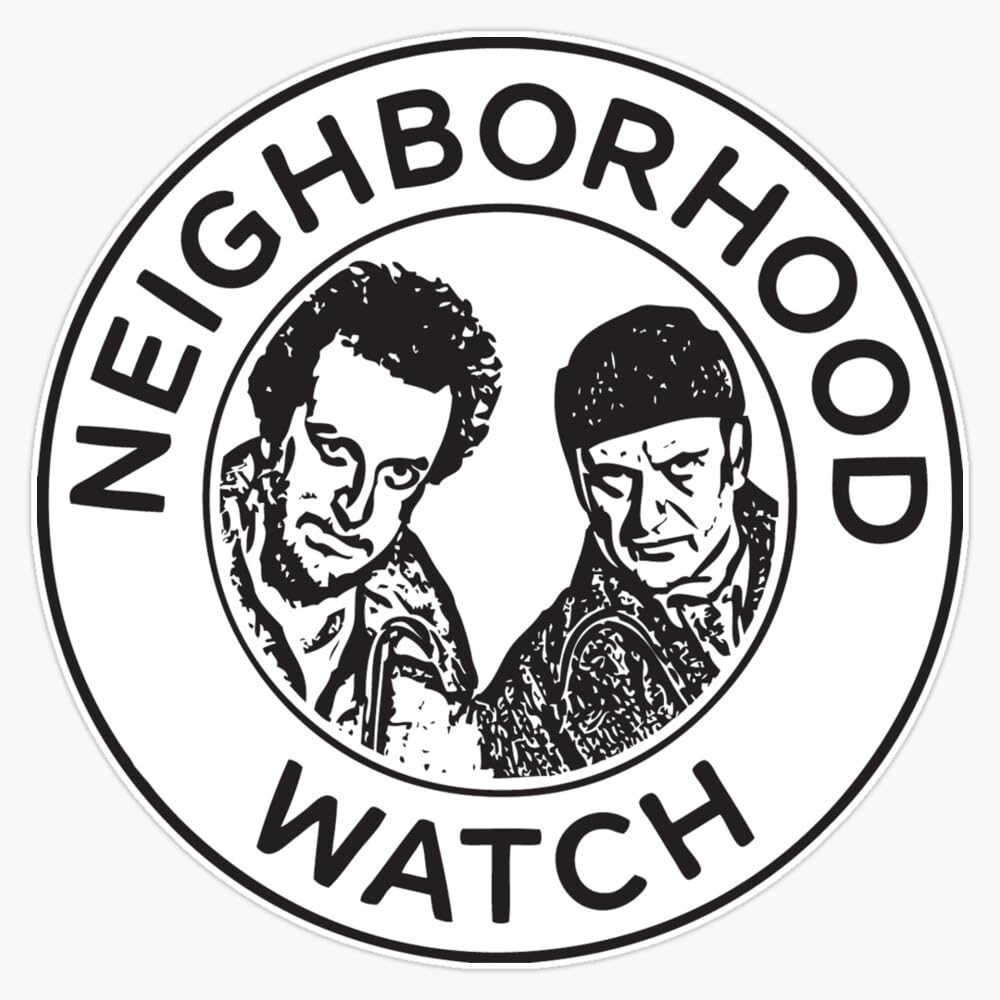 Amazon.com: Wet Bandit Neighborhood Watch Vinyl Sticker Waterproof ...