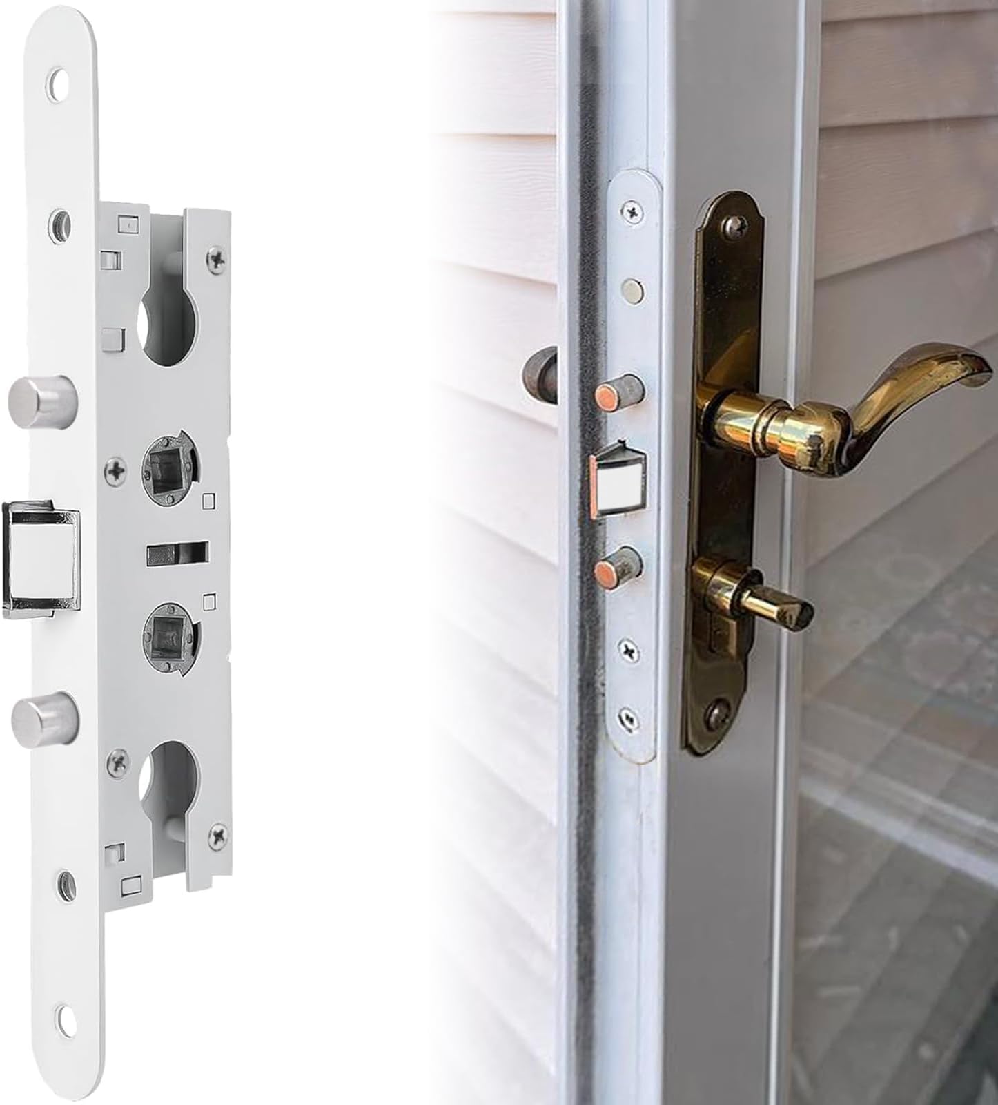 Wright Products - Serenade Mortise Keyed Lever Mount Latch with ...