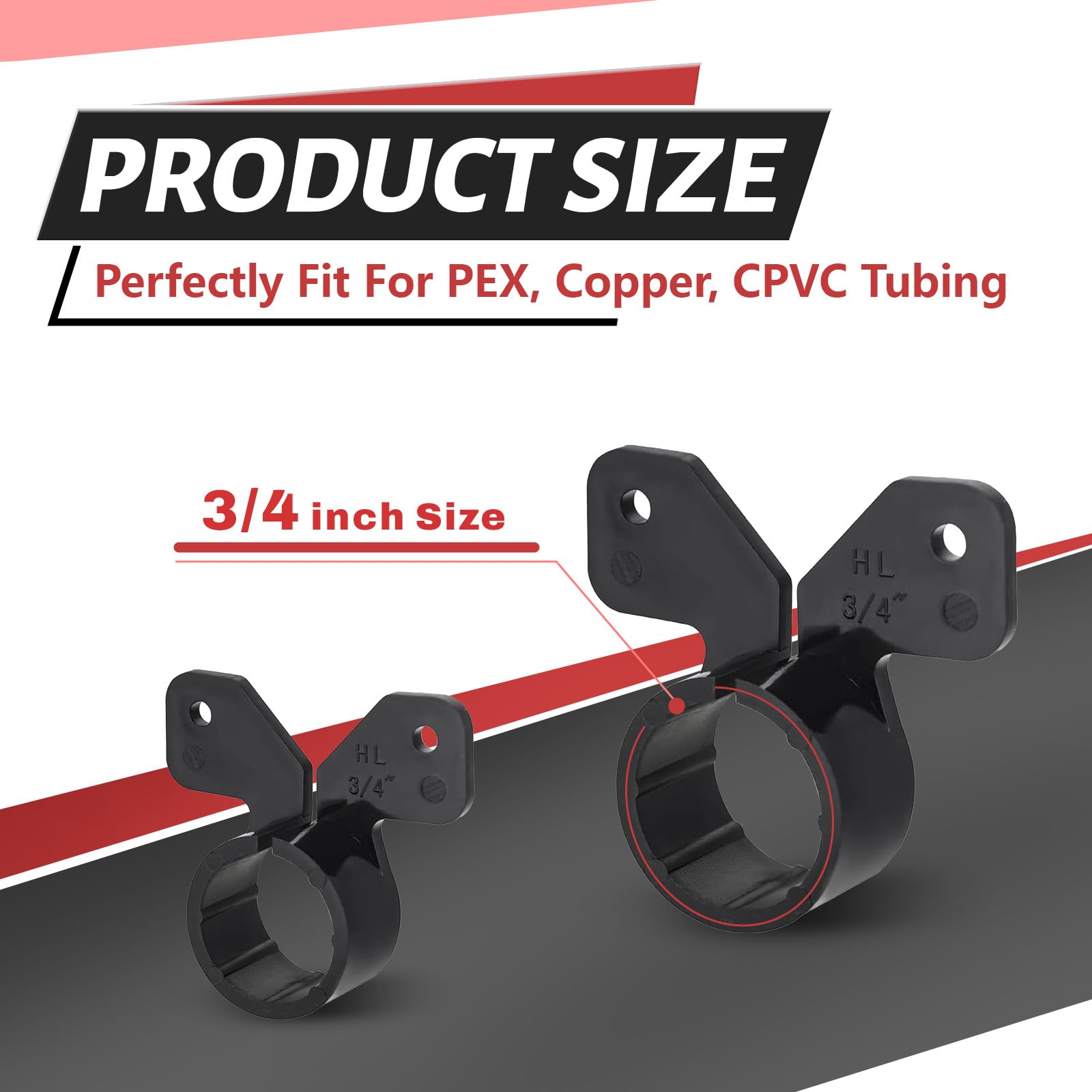 Snapklik.com : 20-Pack EFIELD 3/4-inch Suspension Pipe Clamps For Pex ...