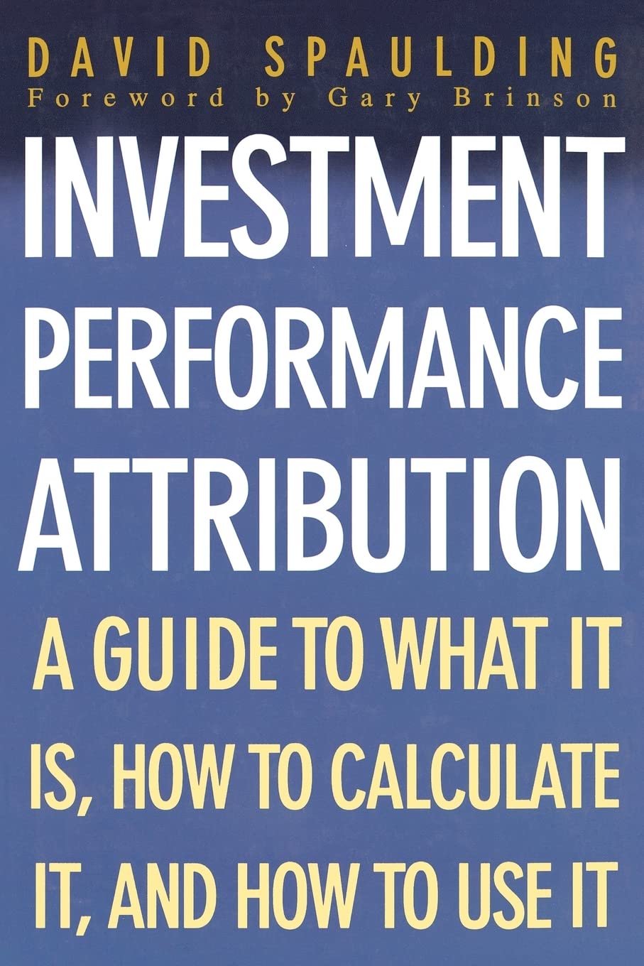 Amazon.com: Investment Performance Attribution: 0639785382416: David ...