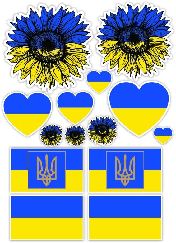 Amazon.com - Ukraine Vinyl Decal Sticker Sheet for car Windows, Glass ...