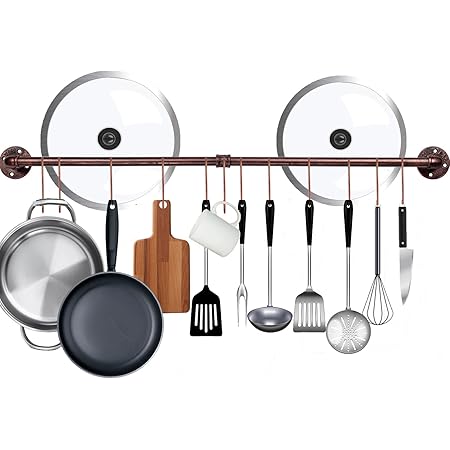 Amazon.com: Rothley Hanging Pot Rack Hanger: 23.7 Inch Stainless Steel ...