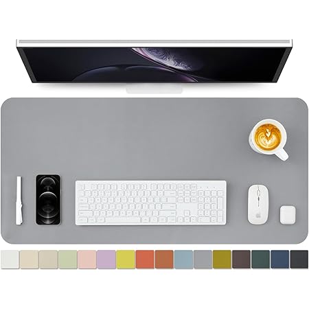 Amazon.com : Leather Desk Mat - Non-Slip PU Desk Pad for Office and ...