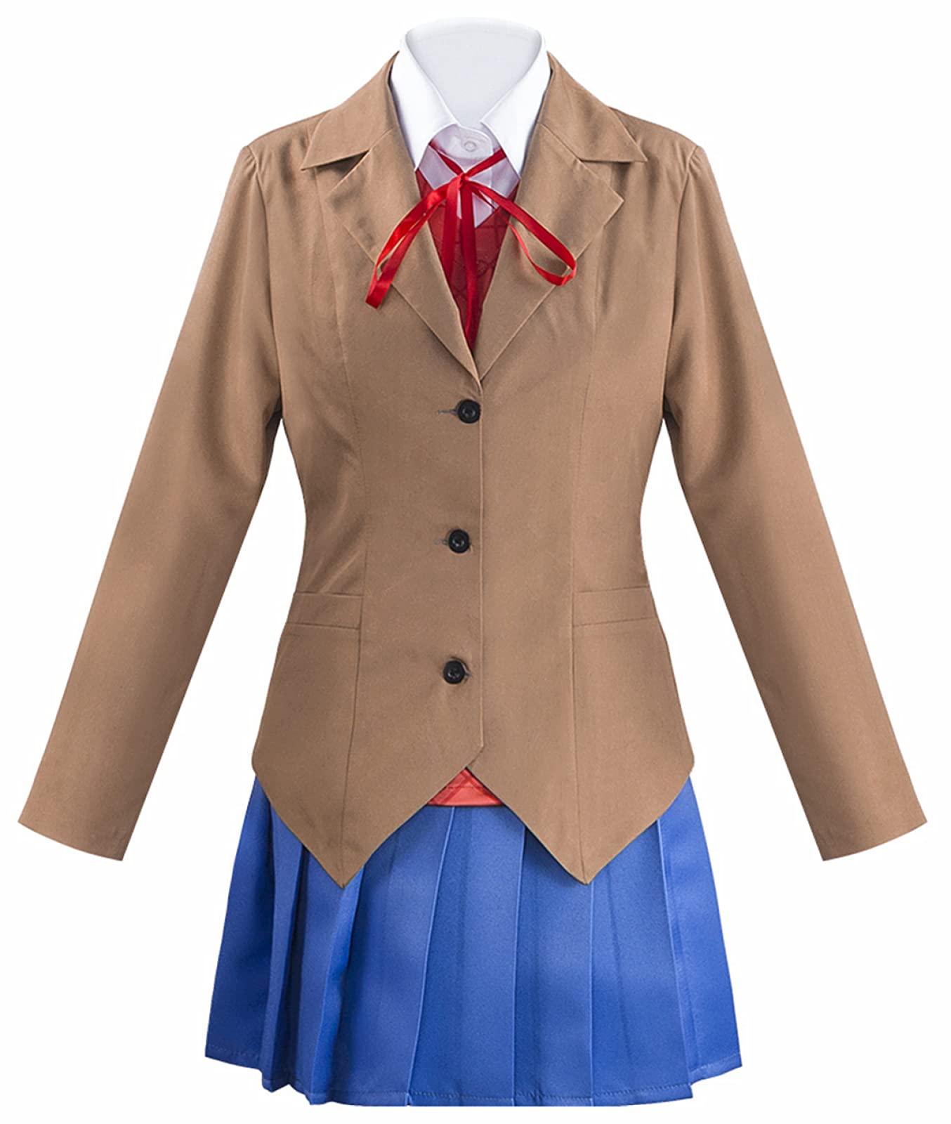 Buy Game Doki Doki Literature Club Cosplay Monika Outfits,JK School ...