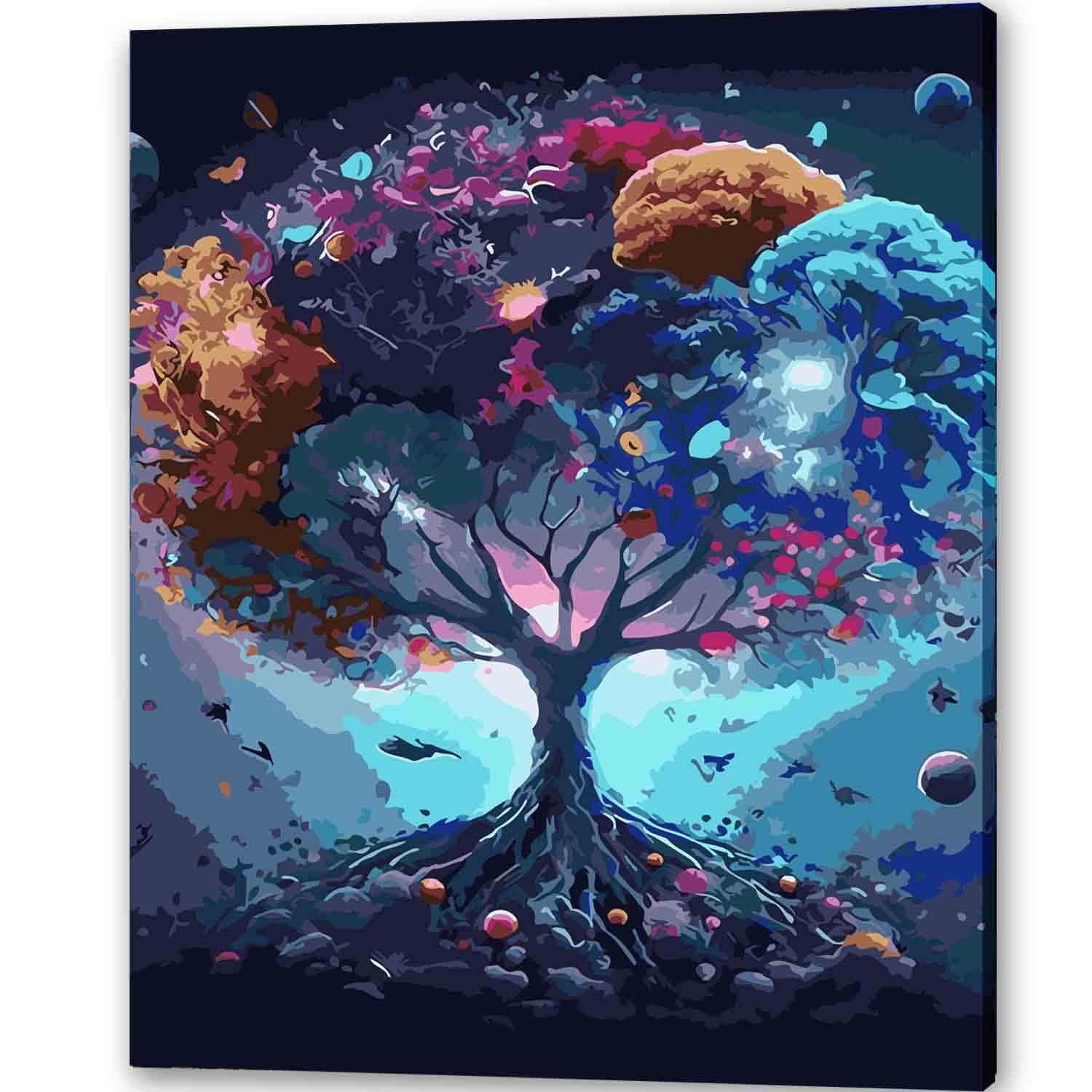 Amazon.com: TOCARE Tree of Life Paint by Numbers Kit for Adults Teens ...