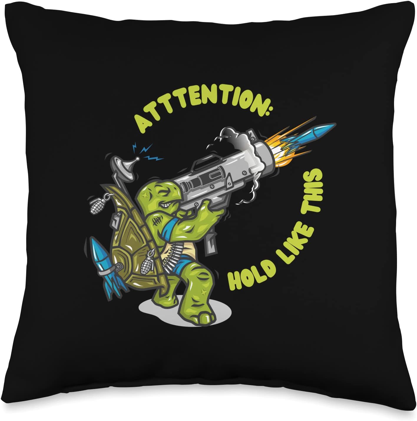 Amazon.com: Attention Hold It Like This Rocket Weapon Bazooka Throw ...