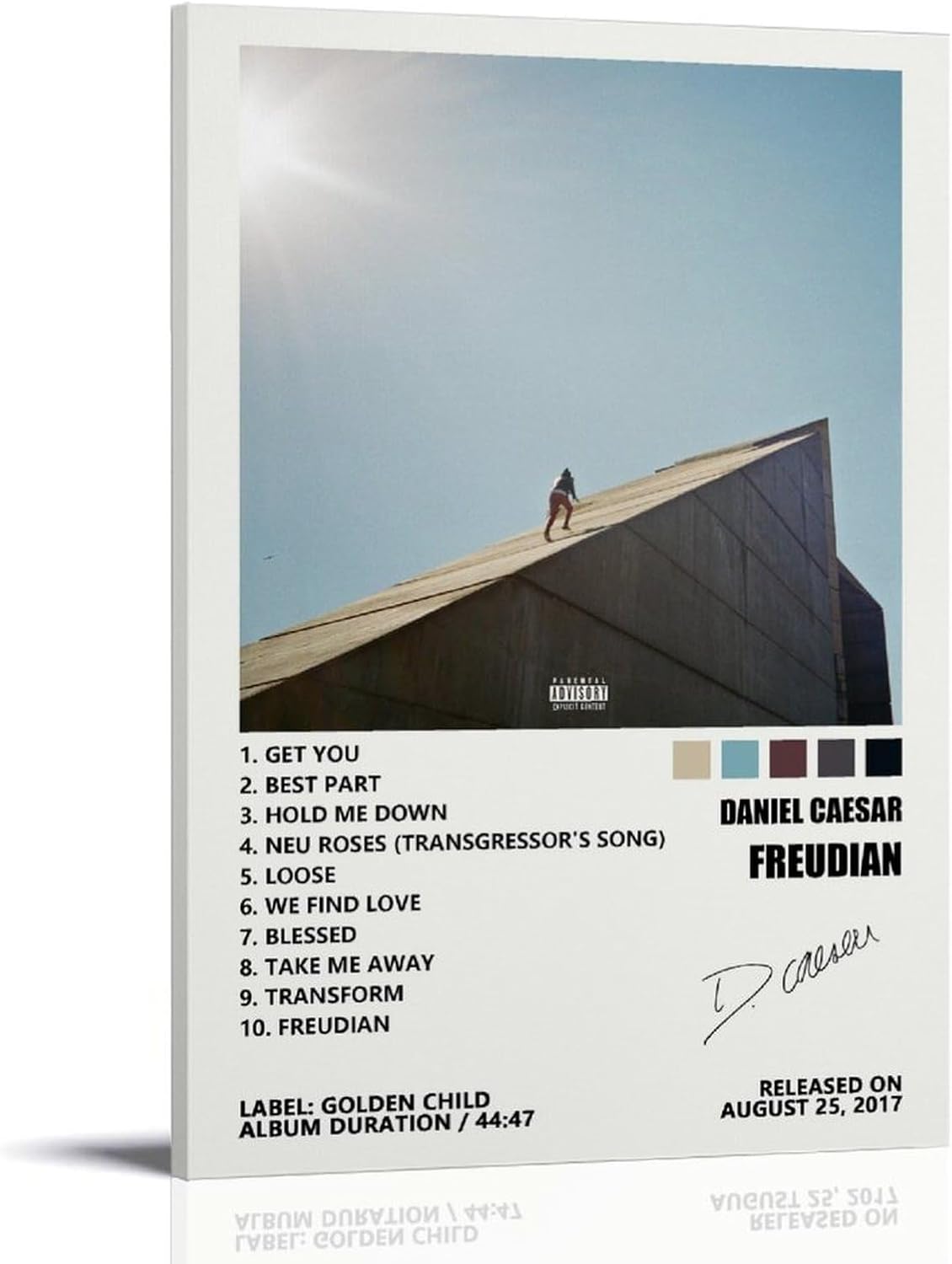 Amazon.com: TANXINYUE Daniel Poster Caesar Freudian Music Album Cover ...
