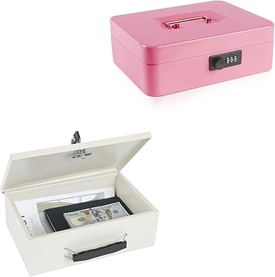 Amazon.com: Master Lock Pink Portable Small Lock Box, Set Your Own Lock ...