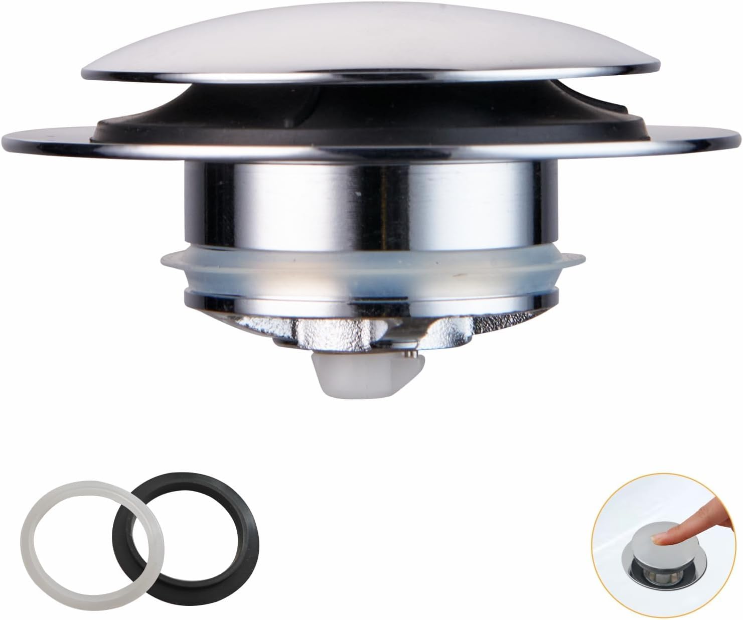 Amazon.com: Uxoz Bathtub Stopper Pop Up Drain Plug, Bath Tub Drain Plug ...