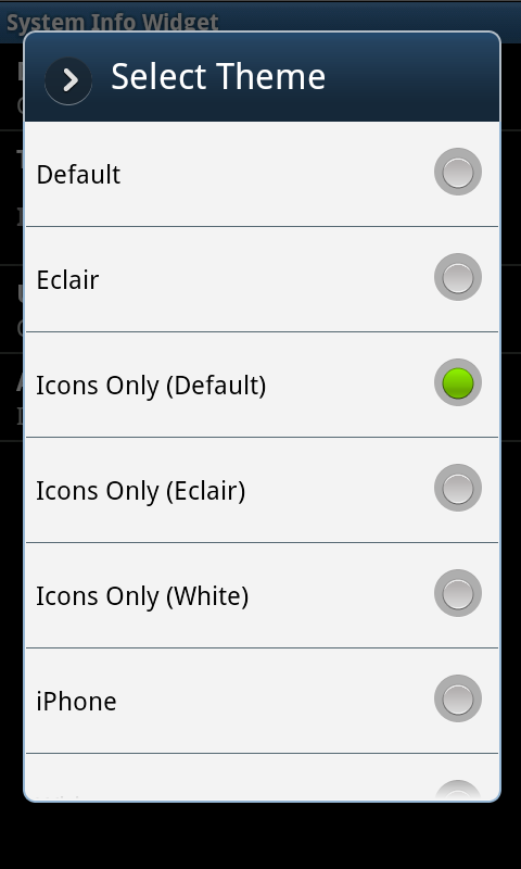System Info Widget - App on Amazon Appstore