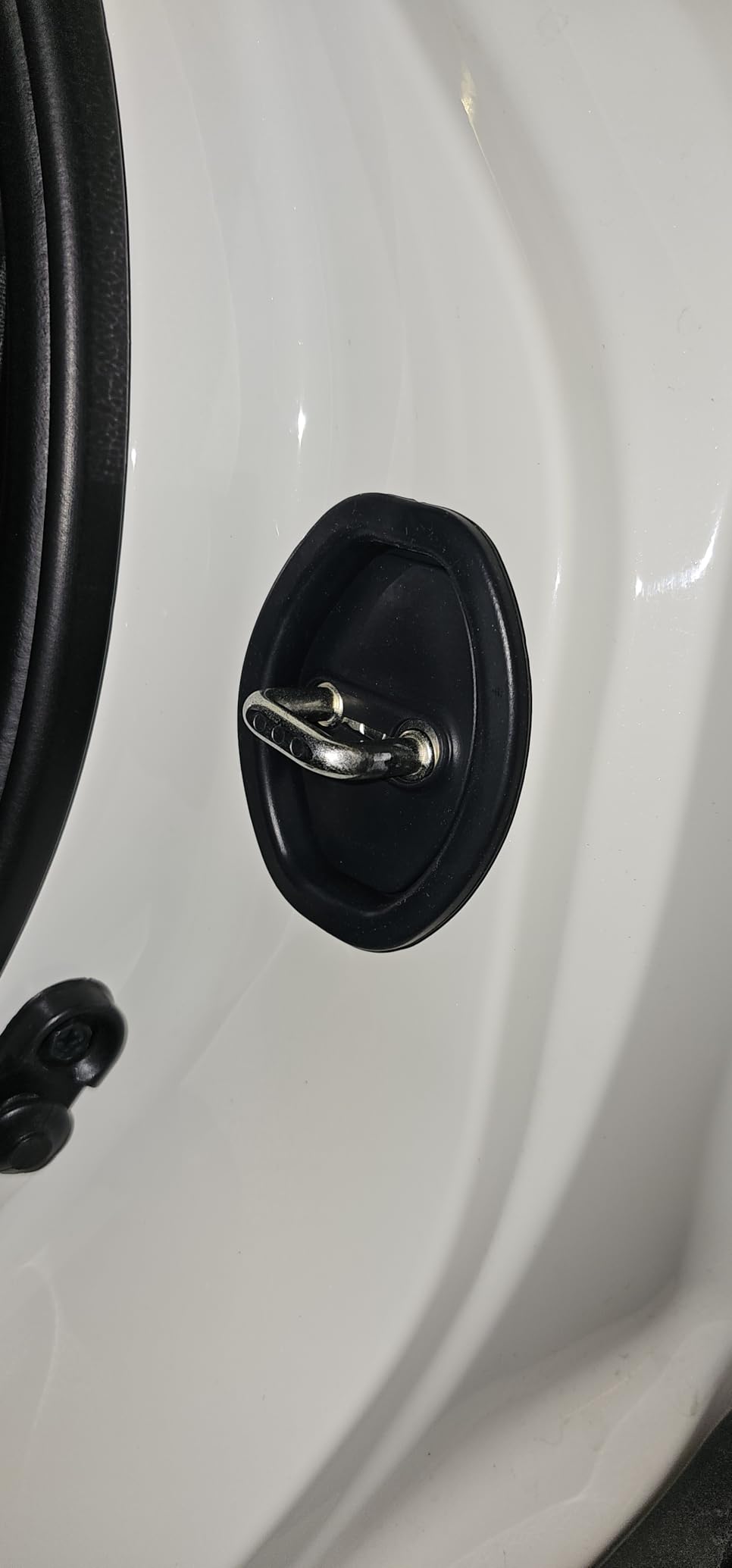 QIQVERT 4 Pcs Car Silicone Door Latch Protective Durable Rubber Shock ...