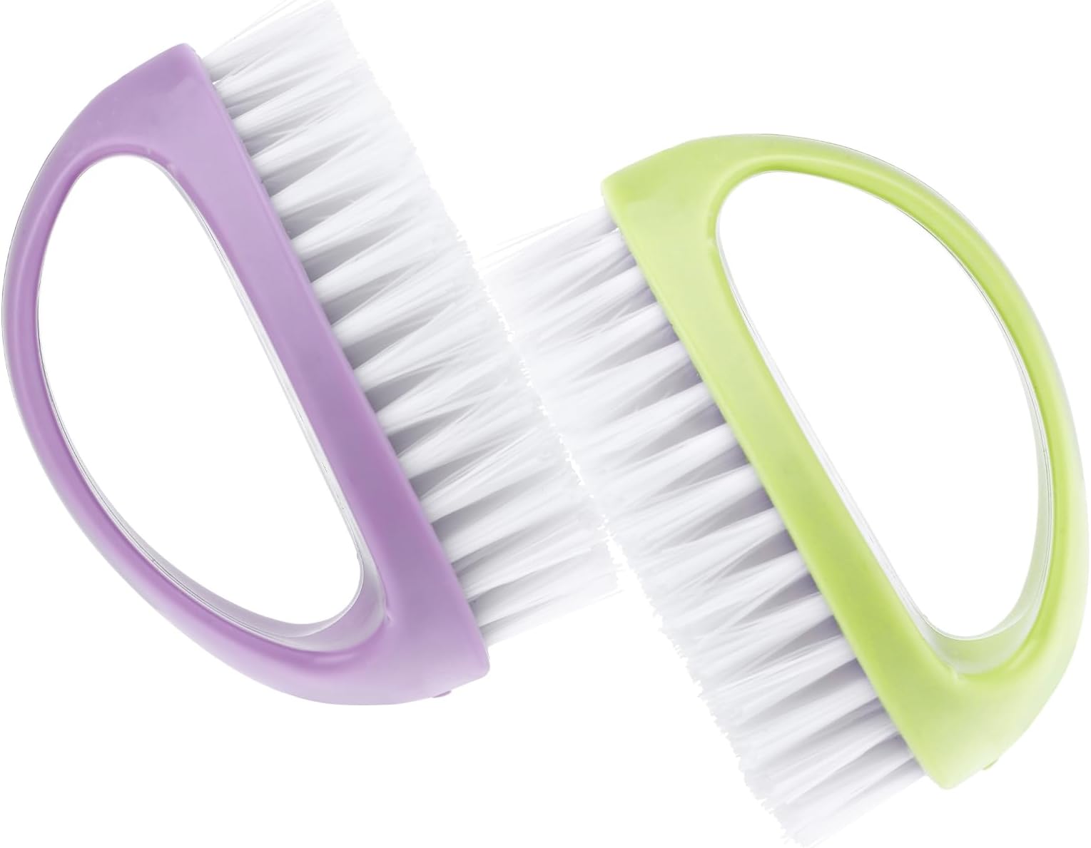 Amazon.com: Qianyu 2 Pcs Hand Nail Brushes Plastic Grip Clean Heavy ...