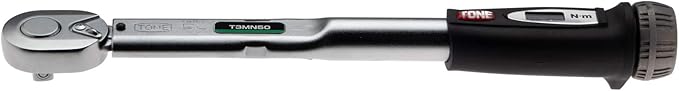 Amazon | トネ(TONE) プレセット形トルクレンチ(ダイレクトセットタイプ) T3MN50-QL 差込角9.5mm(3/8") ブラック 50N・m | トルクレンチ