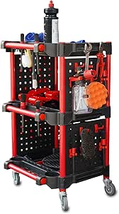 Amazon.com: YCWF Car Detailing Cart,Mobile Rolling Utility Detailing ...