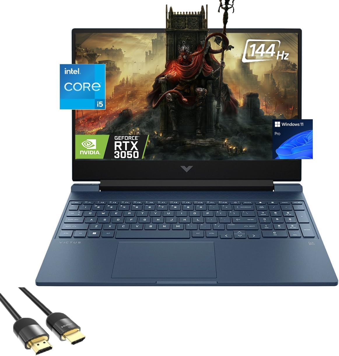 Amazon.com: HP Victus 15 Gaming Laptop | 15.6" FHD IPS Anti-Glare 144Hz ...