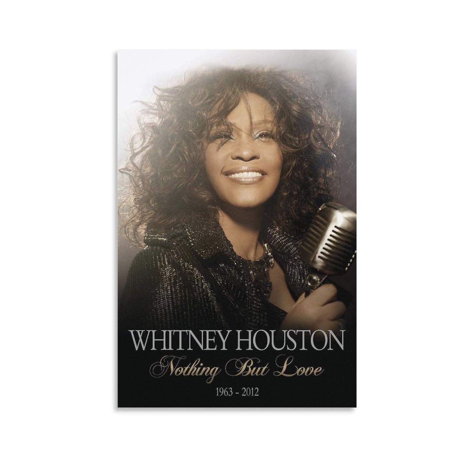 Amazon.com: Singer Whitney Music Houston Album Cover Poster Wall Art ...