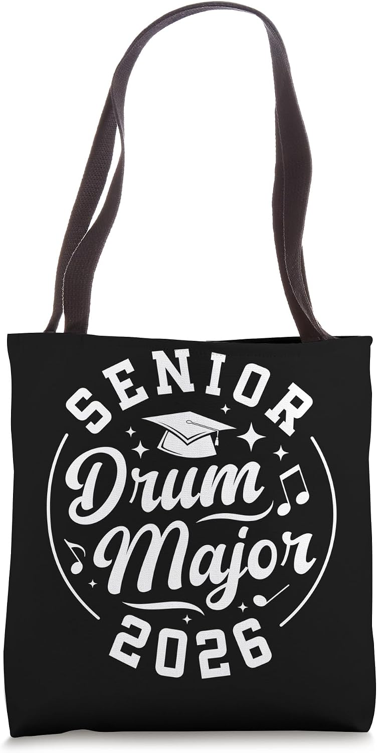 Senior Drum Major 2026 Graduation Marching Band Senior 2026 Tote Bag