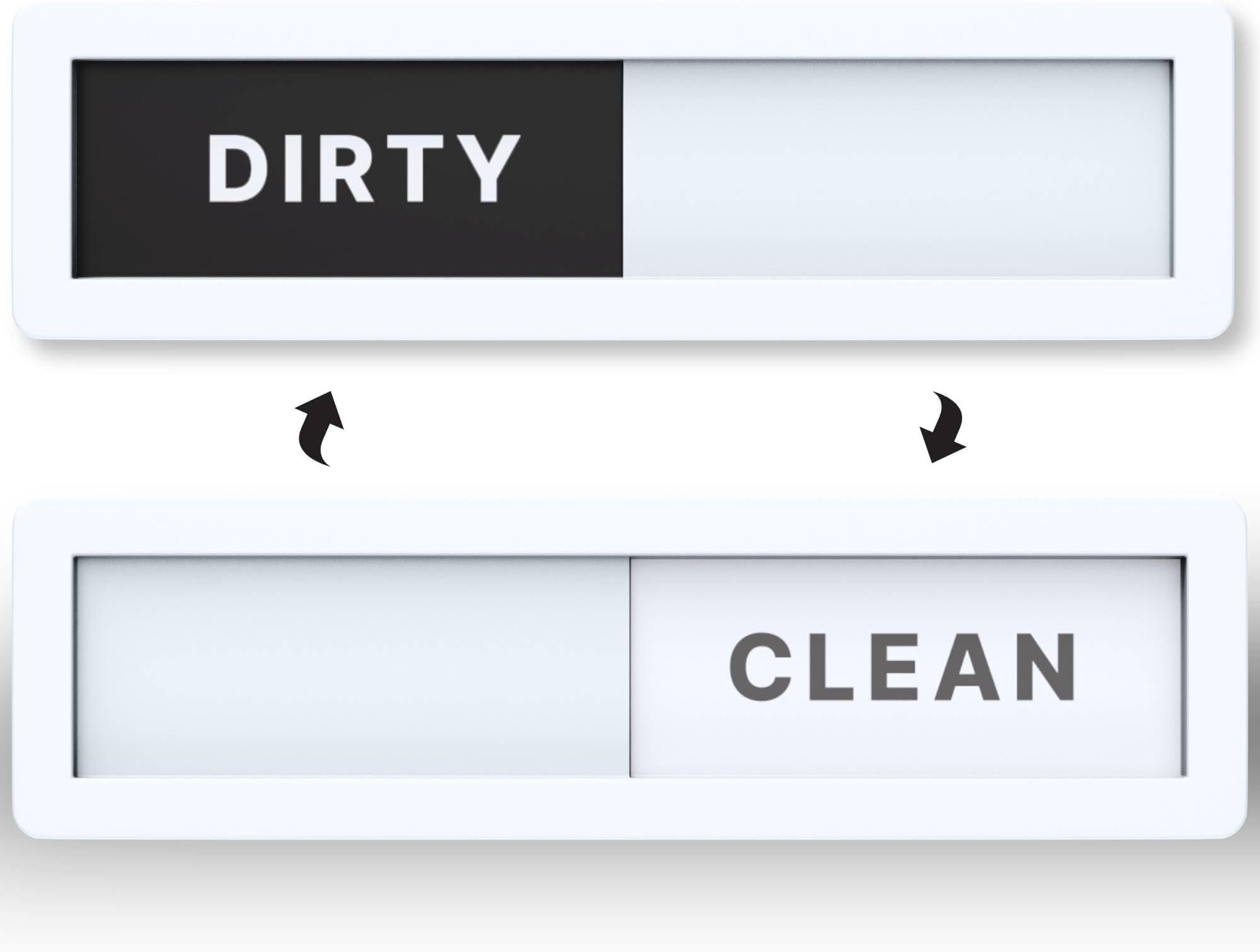 Amazon.com: Premium Metal Dishwasher Magnet Clean Dirty Sign ...