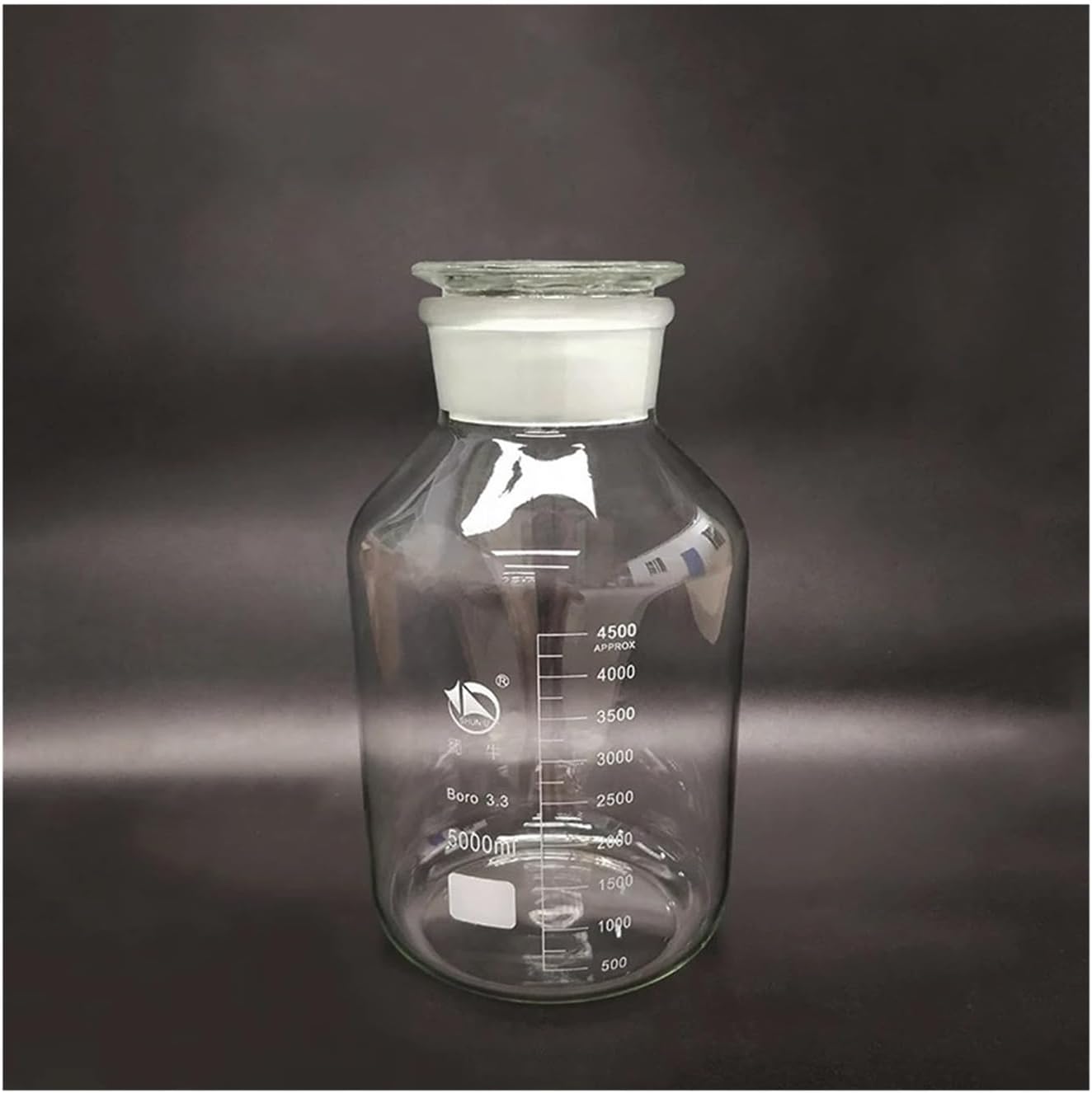 Amazon.com: UNKOMN Lab Flask Reagent bottle,Wide mouth,Clear,Boro. 3.3 ...