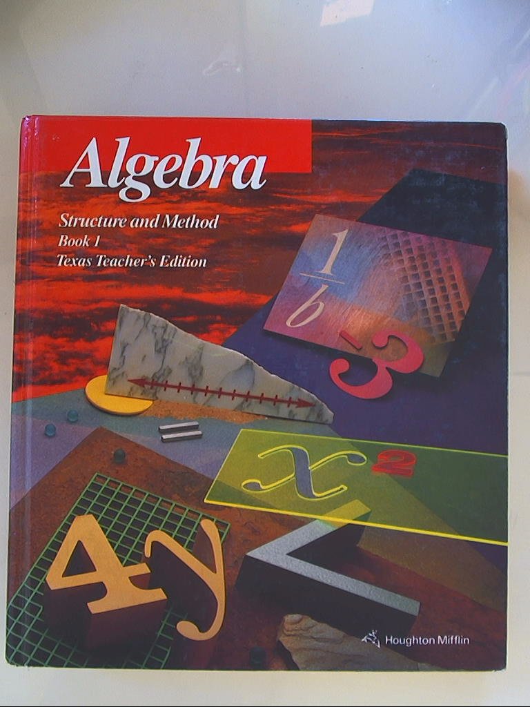 Algebra, Structure and Method, Book 1, Texas Teacher's Edition Isbn ...