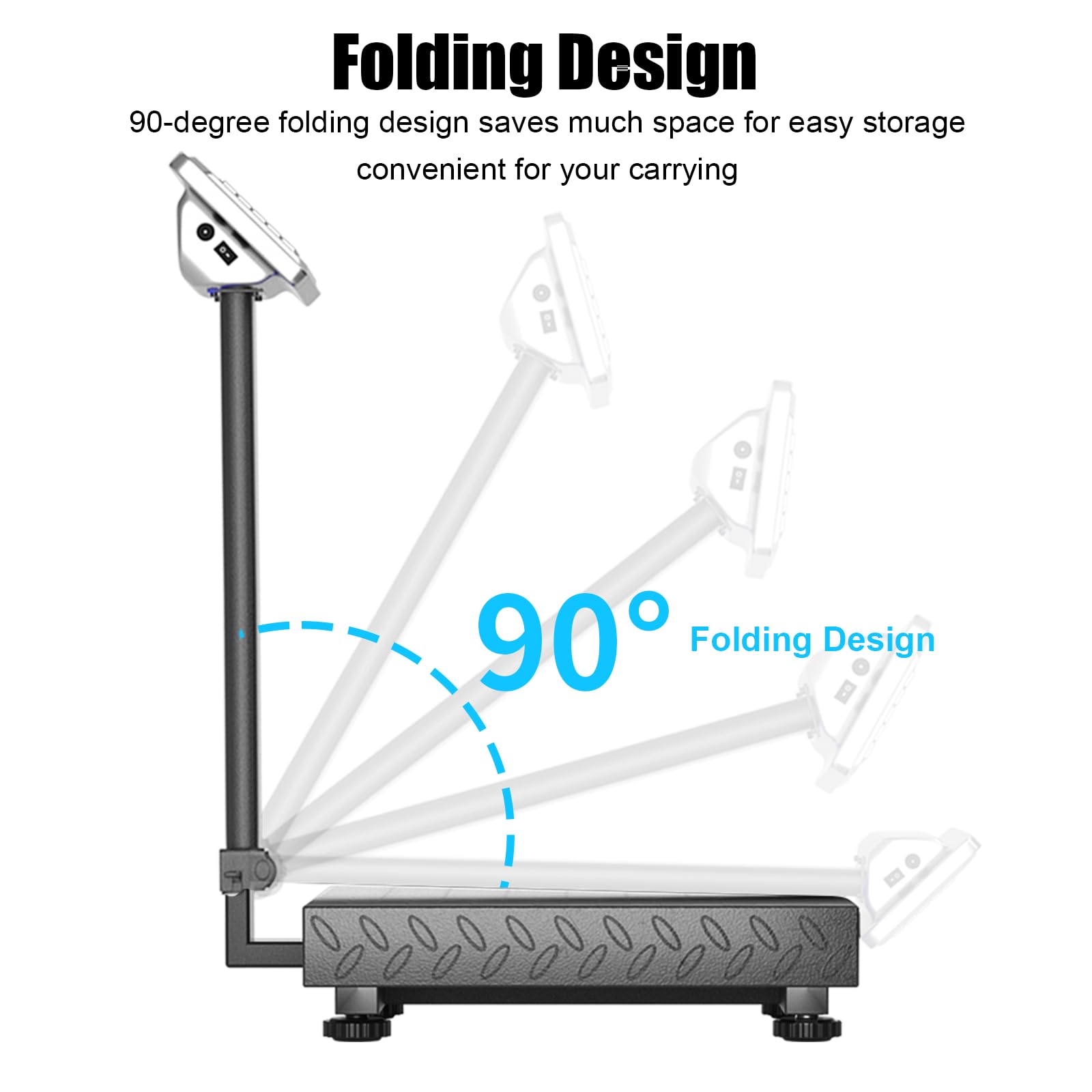 Snapklik.com : Digital Platform Scale, 661lb Weight Shipping Scale, 0 ...