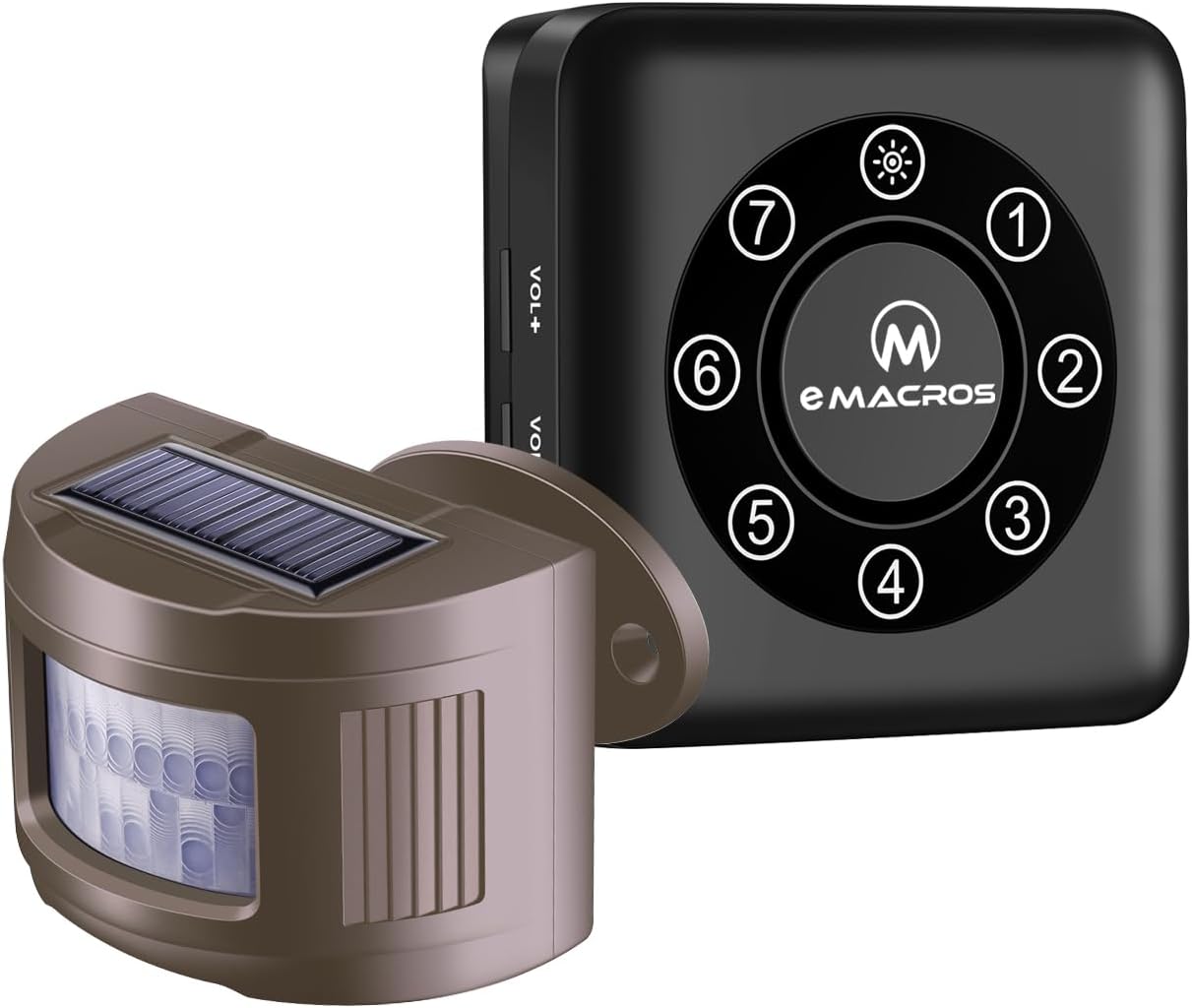 Amazon.com: Solar Driveway Alarm Wireless Sensor System & Driveway ...