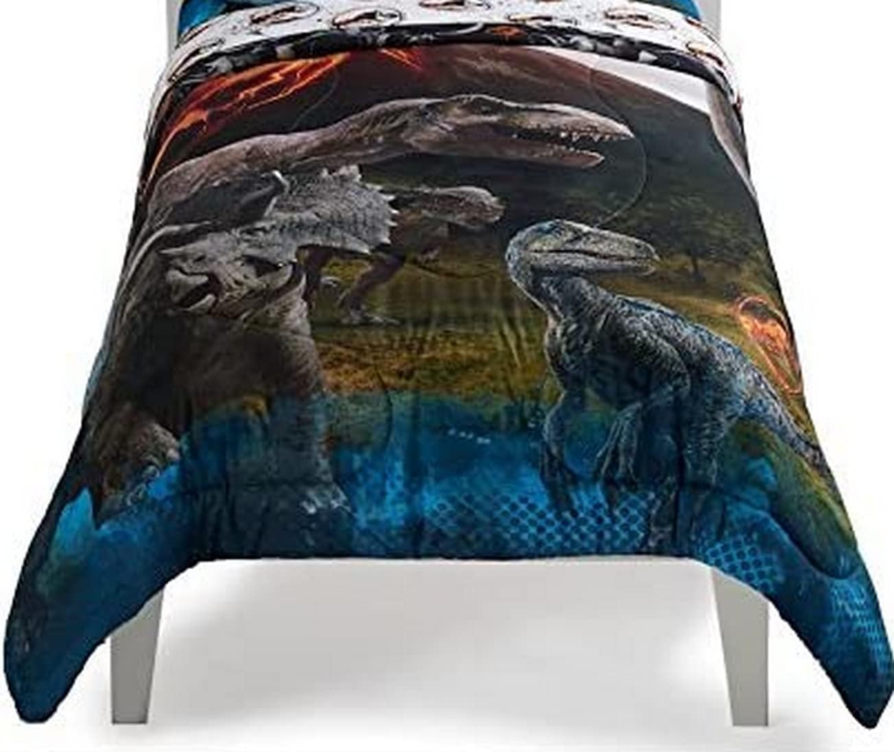 Amazon.com: Franco Jurassic World Predator Run Twin Full Comforter ...