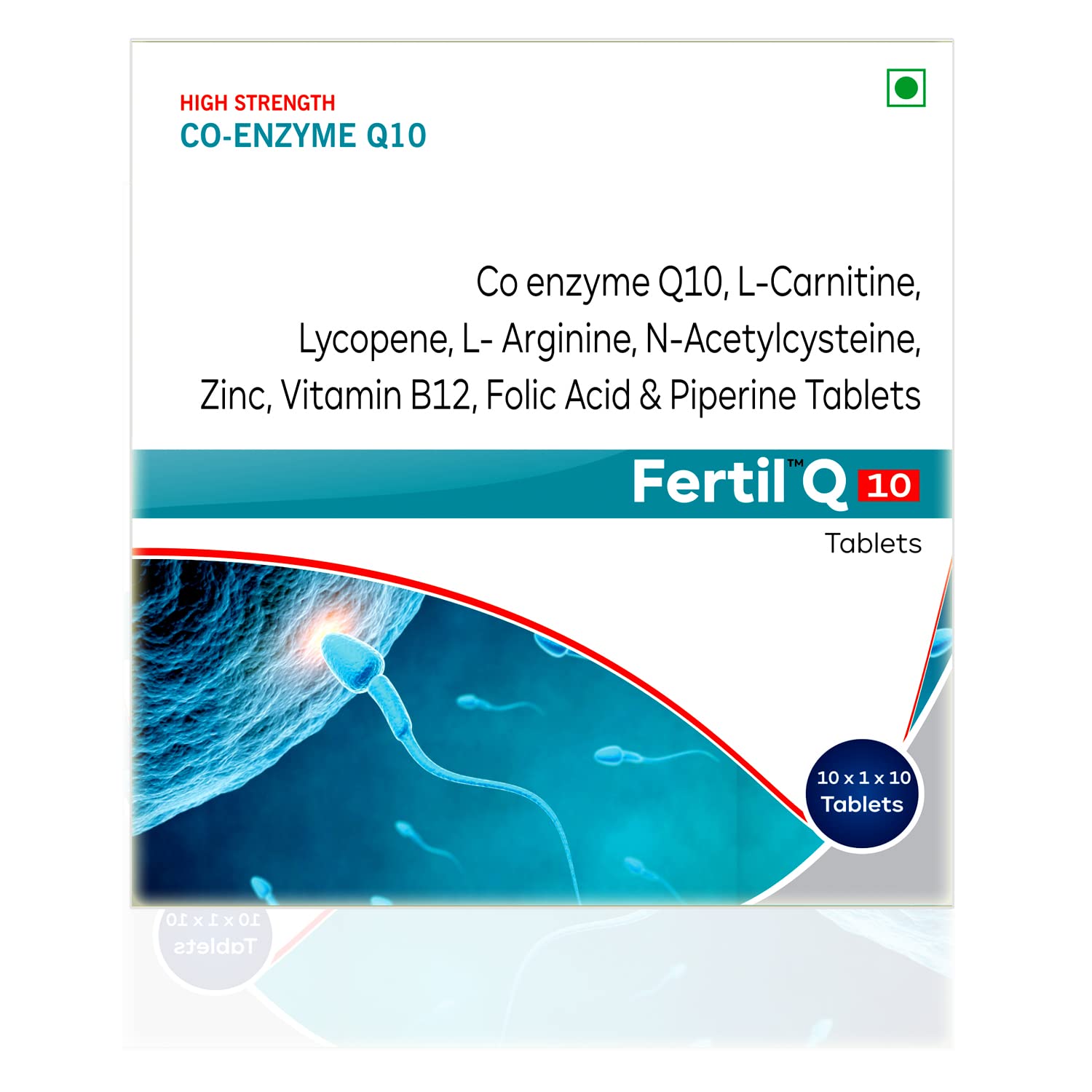 Buy FERTIL Q10 High Strength Coenzyme Q10 with L-Carnitine, Lycopene, L ...