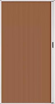 Porte Accordéon Interieur Porte Accordéon D'intimité Brune, Salle de ...