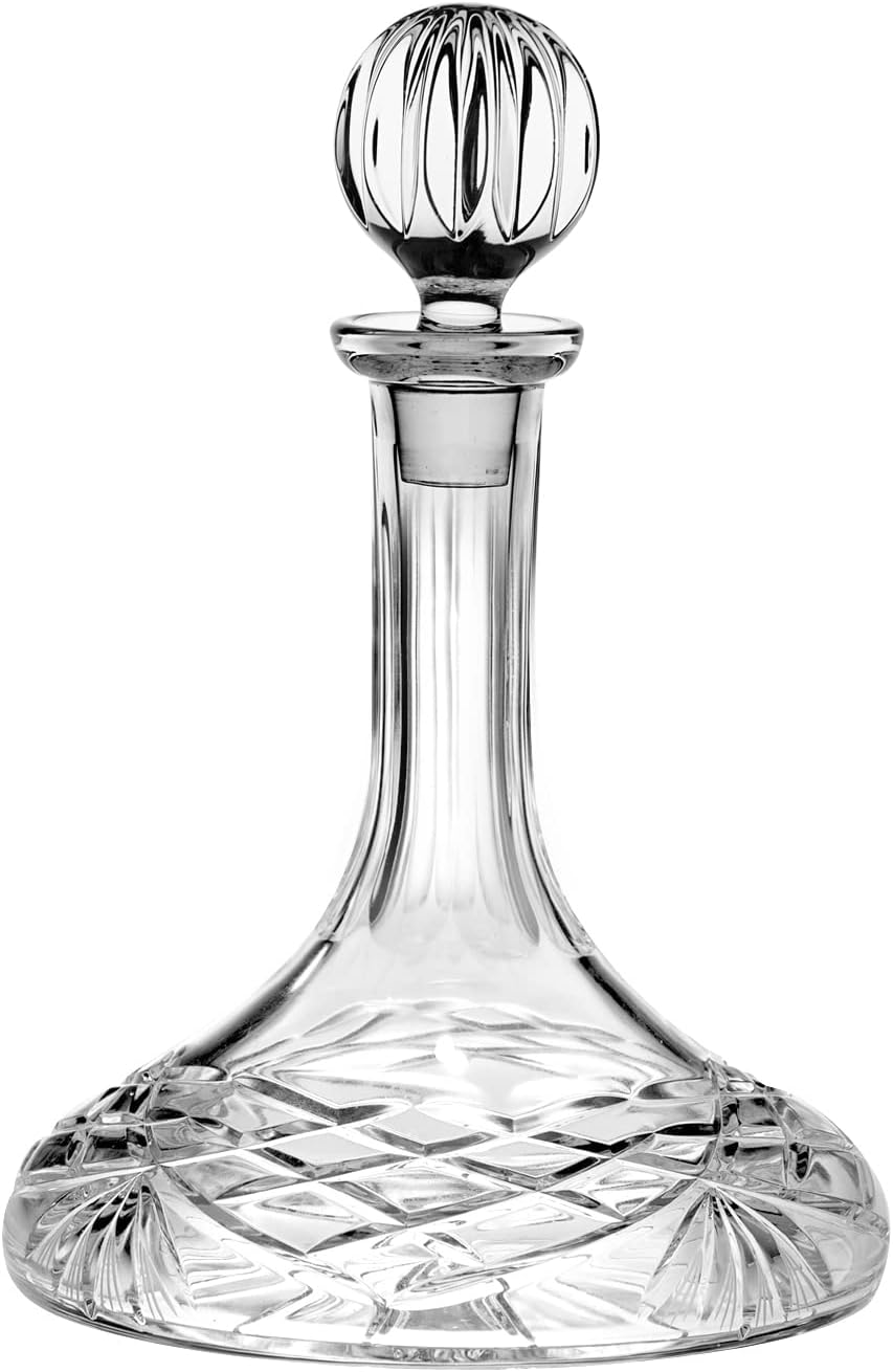 Amazon.com | Crystal Ships Decanter - Ship Captains Decanter - 32 oz ...