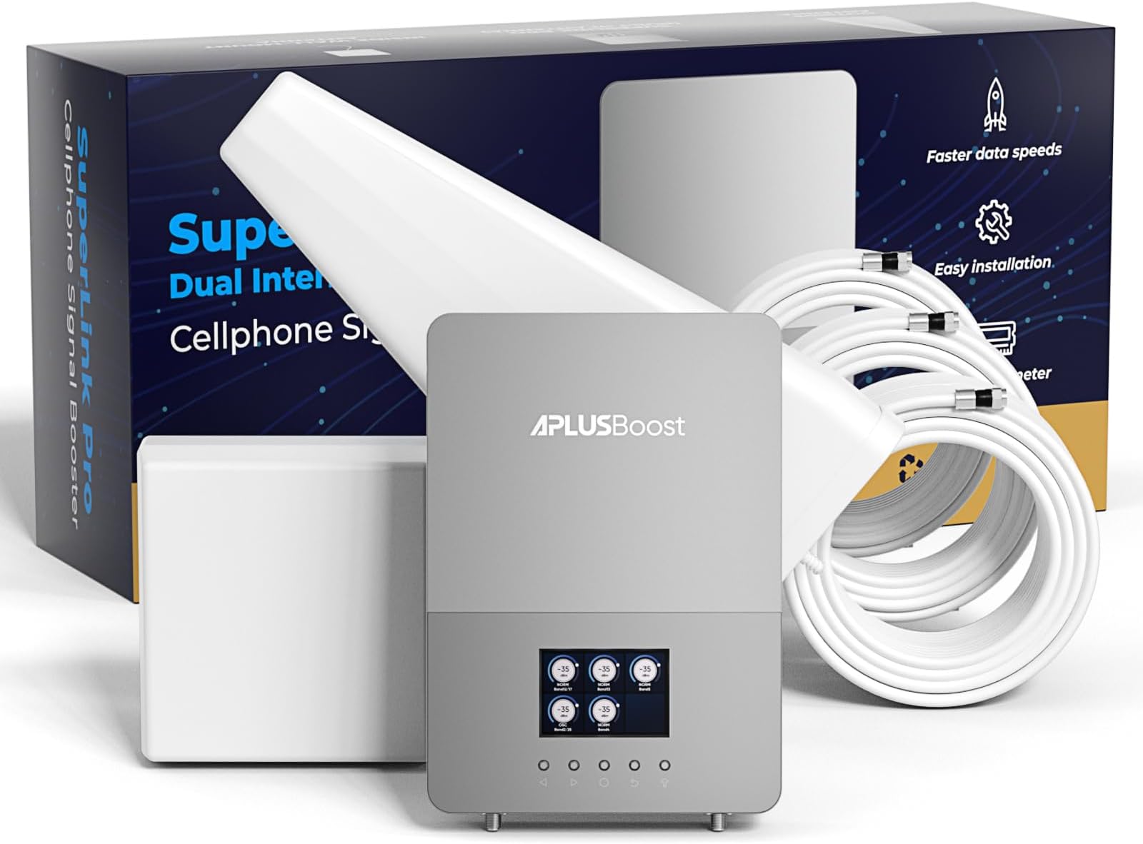 Amazon.com: Cell Phone Booster for Home Mutilroom,Cover 8000 Sq.Ft with ...