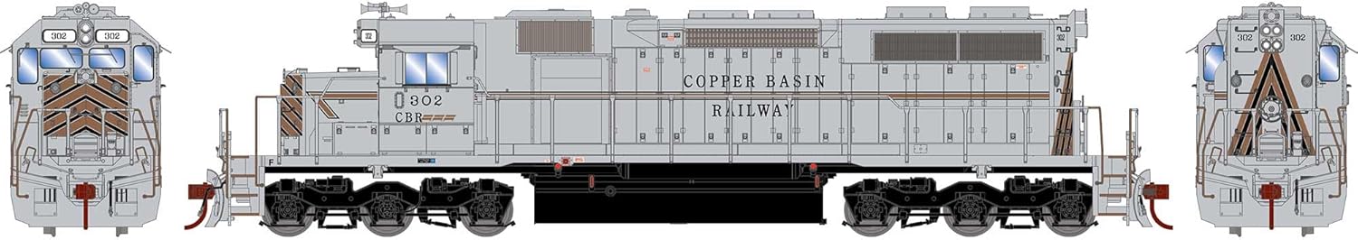 Amazon.com: Athearn HO RTR SD39 w/DCC & Sound CBRY #302 ATH71588 HO Locomotives : Arts, Crafts ...