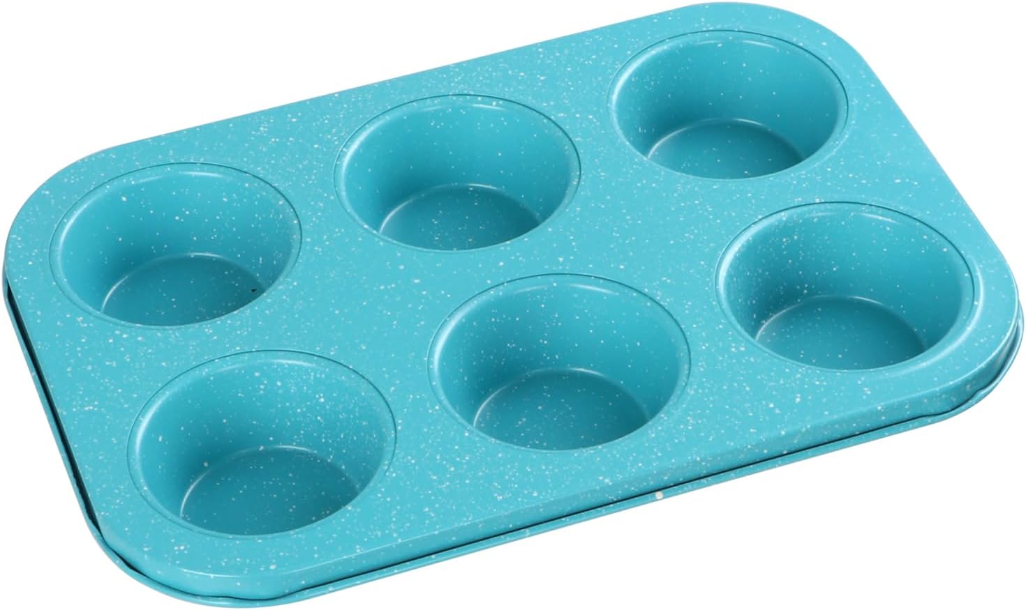 Acooruiteng 6 Cup Muffin Trays Carbon Steel Cupcake Tray Reusable ...