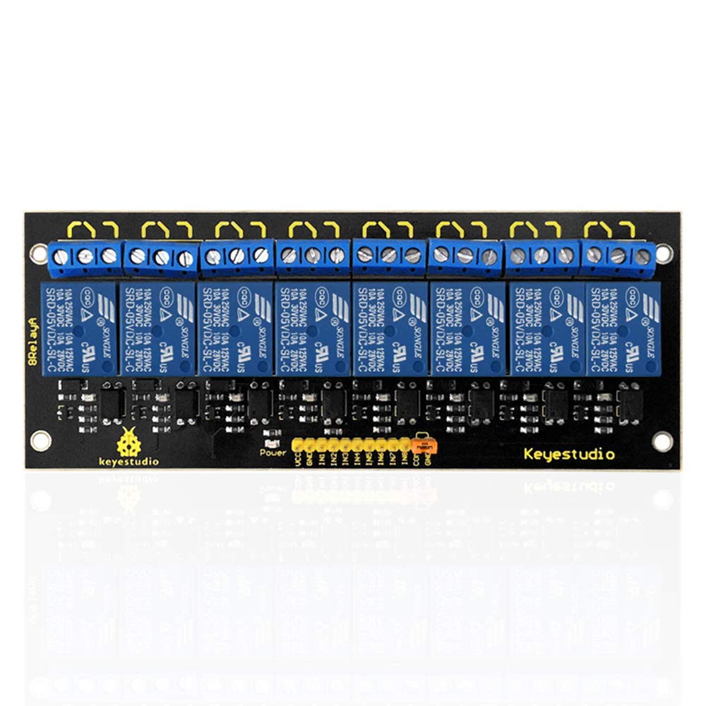 Keyestudio Eight Channel 5v Relay Board Module For Arduino Uno ...