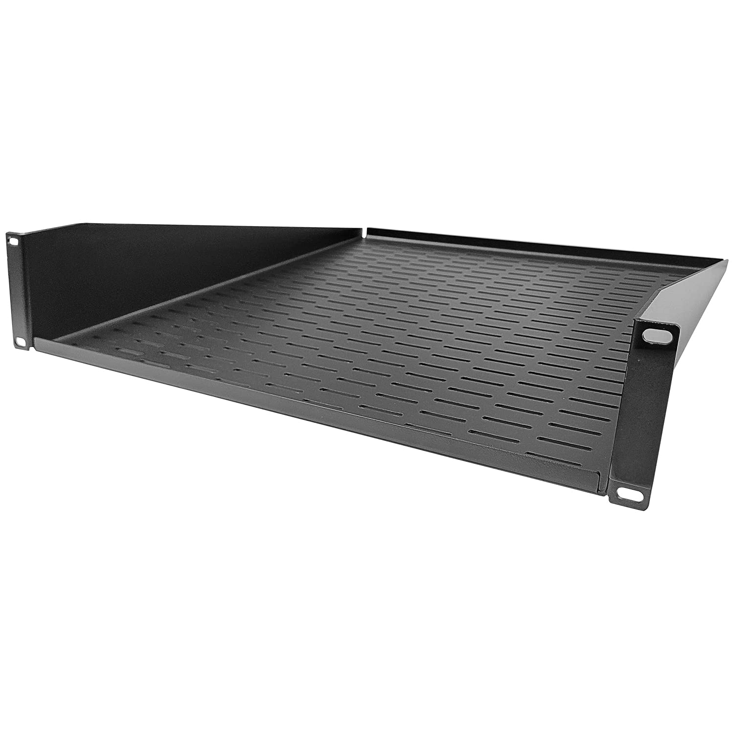 Snapklik.com : AxcessAbles 2U Vented Rack Shelf - 2 Pack Rack Trays For ...