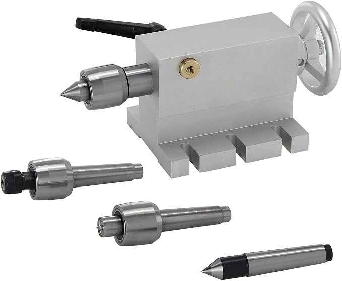 65mm Lathe Center Morse Taper 2 Live Center Movable MT2 Tailstock with ...